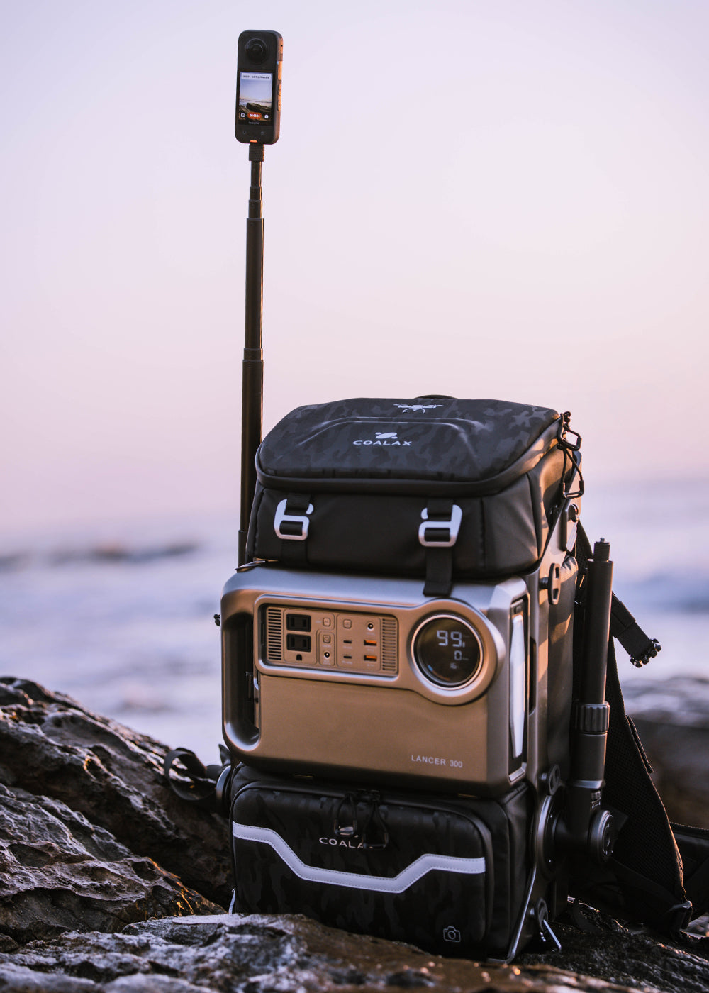 Coalax Moudular Backpack with power station