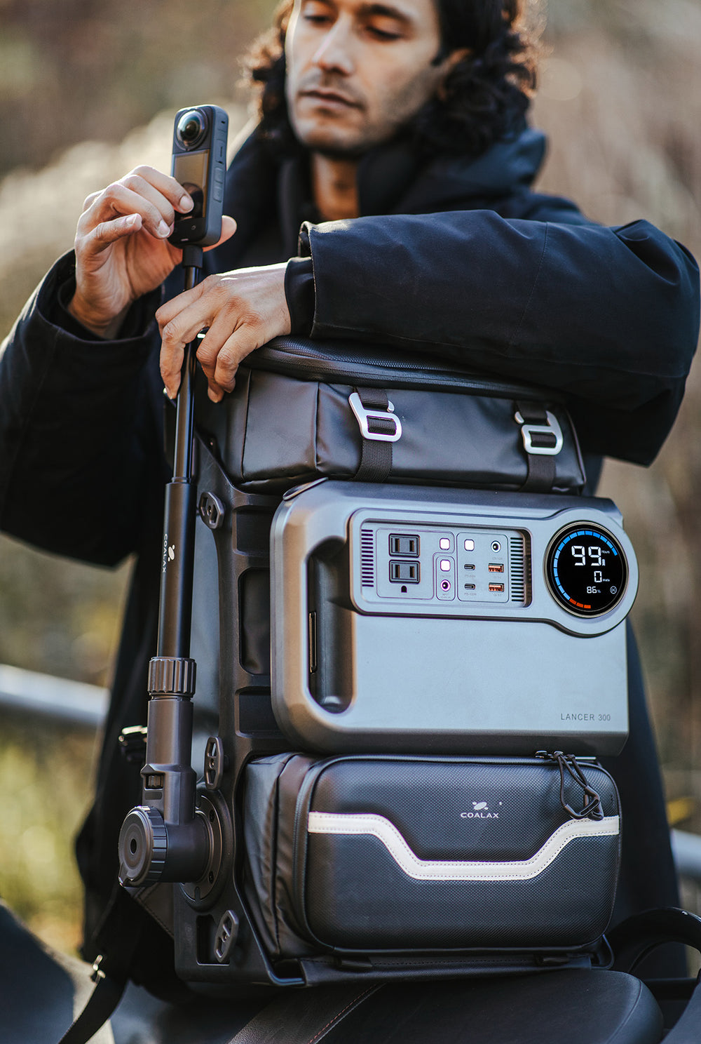 Coalax Lancer300 Backpack with Power Station