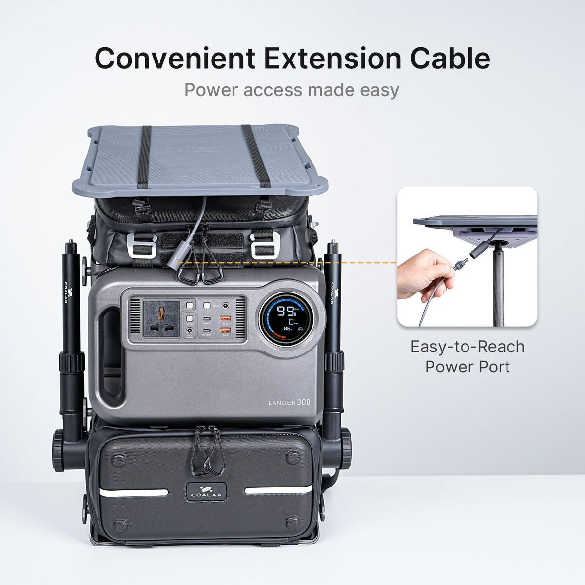 Starlink Mini Accessory Kit Compatible with Lancer300 Backpack - Coalax