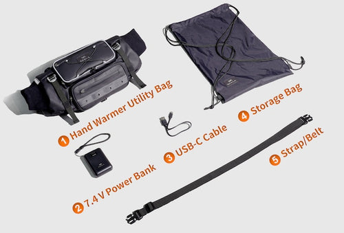 Modular Heated Hand Muff: Stay Warm, Anytime, Anywhere